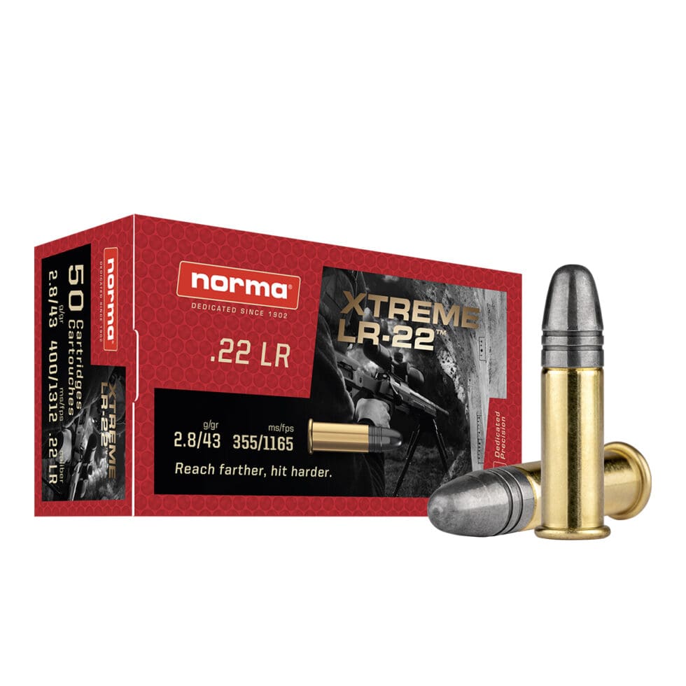 .22LR XTREME Long Range 22 43 gr 50 QTY | Norma USA